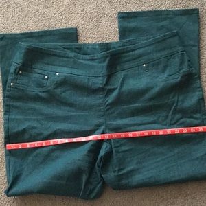 Ruby Rd. | Jeans | Ruby Rd Womens Green Pull On Jeans Size 22w | Poshmark